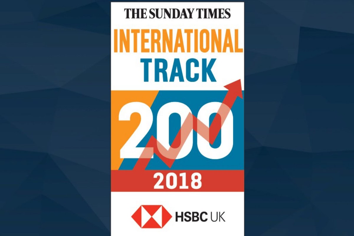 BOFA Listed in The Sunday Times HSBC International Track 200